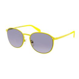 Calvin Klein CK2137S Damen-Sonnenbrille aus Metall in ovaler Form