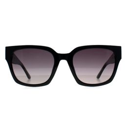 Guess GF6193 01B gl&Atilde;&curren;nzende schwarz-graue Sonnenbrille mit Farbverlauf