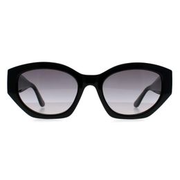 Guess GF6164 01B gl&Atilde;&curren;nzende schwarz-graue Sonnenbrille mit Farbverlauf