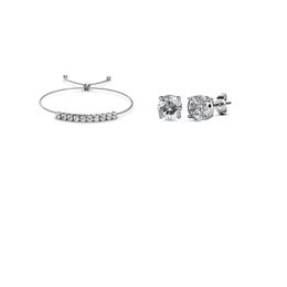 Mary Crystal Mia Sets - Silber und Kristall