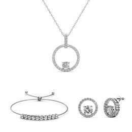 Mia Amory Sets - Silber und Kristall