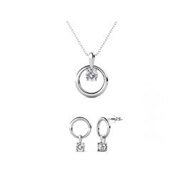 Octavia Set - Silber und Kristall