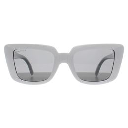 Montana Rectangle Womens Shiny White Smoke Polarized MP193