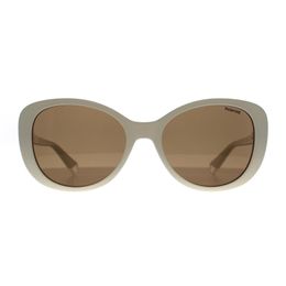 Polaroid PLD 4154/S/X VK6 SP wei&Atilde;&Yuml; braun polarisierte Sonnenbrille