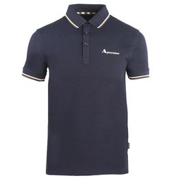 Aquascutum Markenlogo Navy Poloshirt