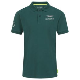 Aston Martin F1 Sebastian Vettel Fahrer Herren Green Polo -Hemd
