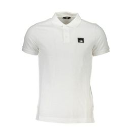 Cavalli Class Bianco Baumwoll Herren Polo