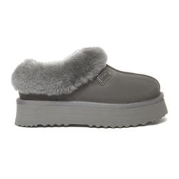 EVER AU Damen Leder Hausschuhe - Topknot