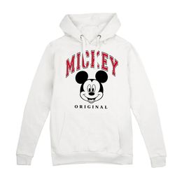 Disney - "Collegiate" Kapuzenpullover f&uuml;r Damen (Wei&szlig;)