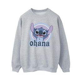 Disney - "Lilo And Stitch Ohana Circle" Sweatshirt f&uuml;r Damen (Grau)