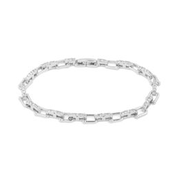 Luxenter Armband aus funkelndem Zirkonia mit Rhodiumbeschichtung &ndash; Dordel