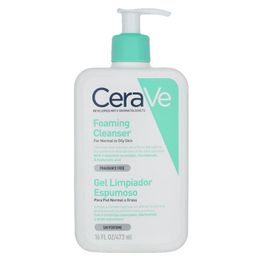 CeraVe Sch&auml;umender Reiniger mit Pumpe 473 ml