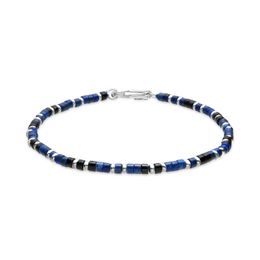 Luxenter Armband in Silberoptik und mit nat&uuml;rlichem Lapislazuli &ndash; Hayo