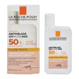 La Roche-Posay LRP Anthelios UVmune 400 Tinted Fluid SPF50+.