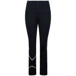 2XU Hi-Rise Compression Damen Schwarz/Silber Strumpfhose