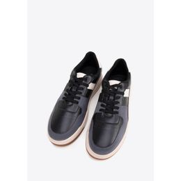 Wittchen Herren-Sneaker aus schwarzem und grauem &Ouml;ko-Leder