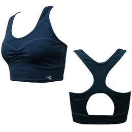 Diadora unterst&uuml;tzende Frauen Marine Sport Bra