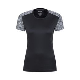 Mountain Warehouse Damen/Damen Pro Reflektierendes Running T-Shirt (Schwarz)