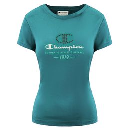 Champion Graphic Aqua Damen-T-Shirt