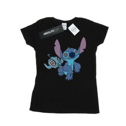 Disney - "Lilo And Stitch Hypnotized" T-Shirt f&uuml;r Damen (Schwarz)