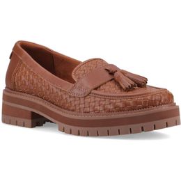 Toms Shoes TOMS Cara Gewebte Damen Mokassins in Bernsteinbraun