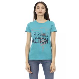 Rundhals Graphic T-Shirt Kurzarm Baumwolloberteil