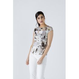 Tailliertes Print-Top aus Eisen