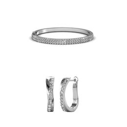 Glamour Criss Parures - Silber und Kristall