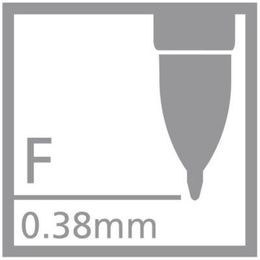 Stabilo&reg; Druck-Kugelschreiber liner 308, Fein-Spitze mit Strichst&auml;rke 0,38 mm, Schreibfarbe gr&uuml;n, Schaftfarbe gr&uuml;n, 10 St&uuml;ck