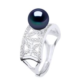 Ringschmuck - Echte S&uuml;&szlig;wasser-Zuchtperle, rund 8-9 mm