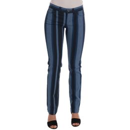 Dolce & Gabbana Dolce & Gabbana - Jean en coton ray&eacute; bleu GIRLY pour femme