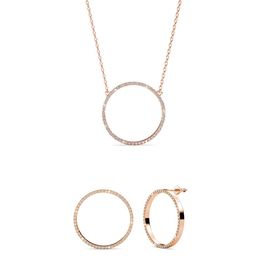 Olina Sets - Ros&eacute;gold und Kristall