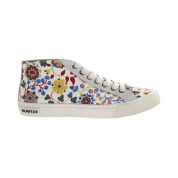 SeaVees California Special Liberty Schn&uuml;rung Multicolor-Leinwand Womens PlimsSolls