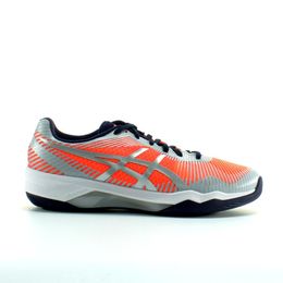 asics Volley Elite Womens Orange/Grey Trainer
