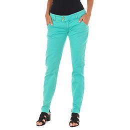 Met Damen Hose K-Chino Regular fit Kn&ouml;chellang Hellblau