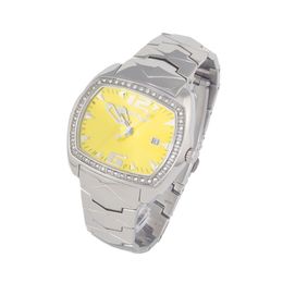 Chronotech Gelbe Ziffernblatt Uhr Chct2188ls05mac