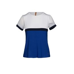 Kurzarm-T-Shirt in Kontrastfarbe