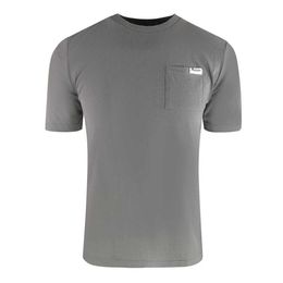 Aquascutum - T-Shirt f&uuml;r Herren, Brusttasche (Grau)
