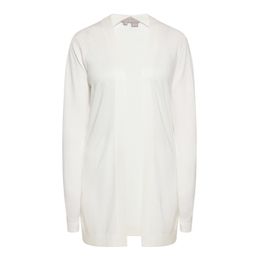 RISA Strickjacke Damen Wollwei&szlig;