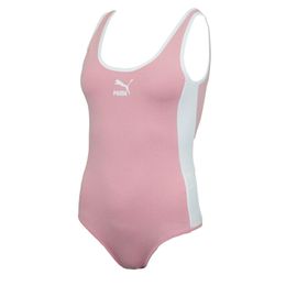 Puma Womens Classics T7 BodySuit Tank Top Pink 579931 44