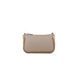 Giulia Monti Umh&auml;ngetasche Taupe Goldbraun