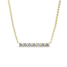 Myriad Birthe Stone Anh&auml;nger - Gold und Kristall