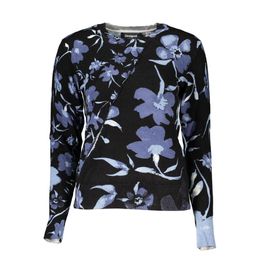 Desigual Blumenstrickpullover Wickelstil