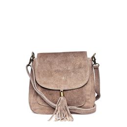 Anna Luchini Beige Rindsledertasche
