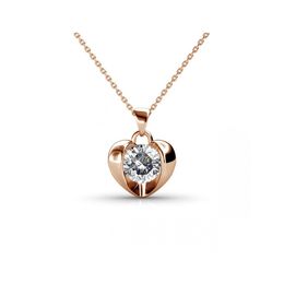 Simply Love Anh&auml;nger - Rose Gold und Kristall