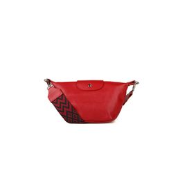Giulia Monti Schultertasche Dunkelrot
