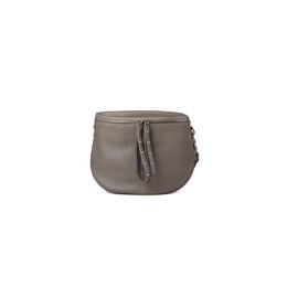 Giulia Monti Schultertasche Grau Braun