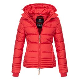 Marikoo Damen Steppjacke mit abnehmbarer Kapuze & 2-Wege-Rei&szlig;verschluss