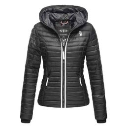 Navahoo Damen Steppjacke Kimuk Princess &ndash; Leicht, Modern & Mit Kapuze