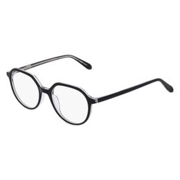 Fielmann ABC 074 FA ALEX Brille Unisex | Fassung: Vollrand, Panto, Schwarz Kristall